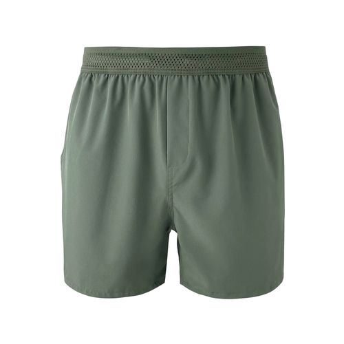 The RAC Collective Men's Run Short 5" Brief Castor Gray